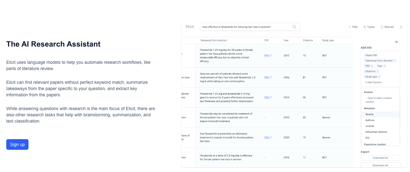 Elicit - The AI Research Assistant